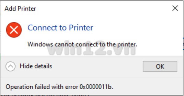 Fix Error 0x0000011b on Windows 10 - win12.vn Fix Error 0x0000011b on Windows 10 - win12.vn